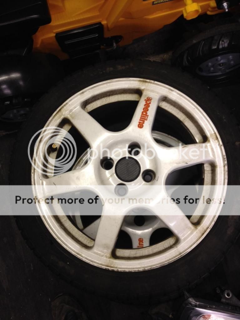 Speedline 1278 Alloys - 4x100 PCD ET37, good condition with tyres ...