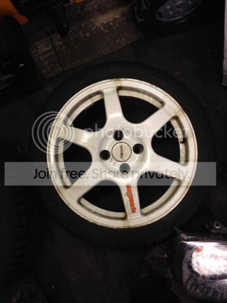 Speedline 1278 Alloys - 4x100 PCD ET37, good condition with tyres ...